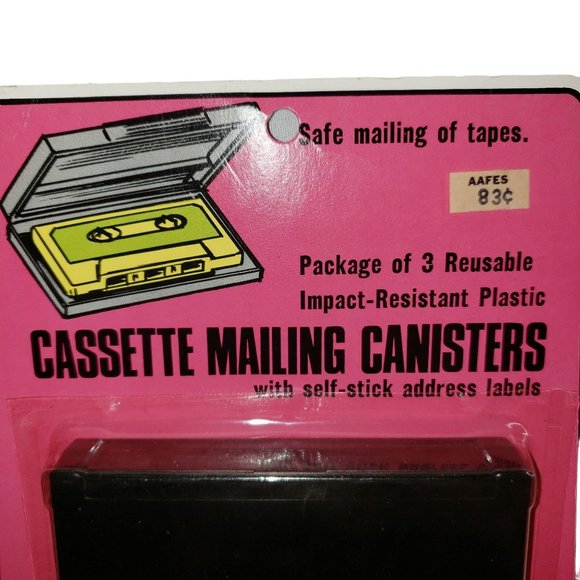 Robins | Other | Vtg Package Of 3 Cassette Tape Mailing Canisters ...